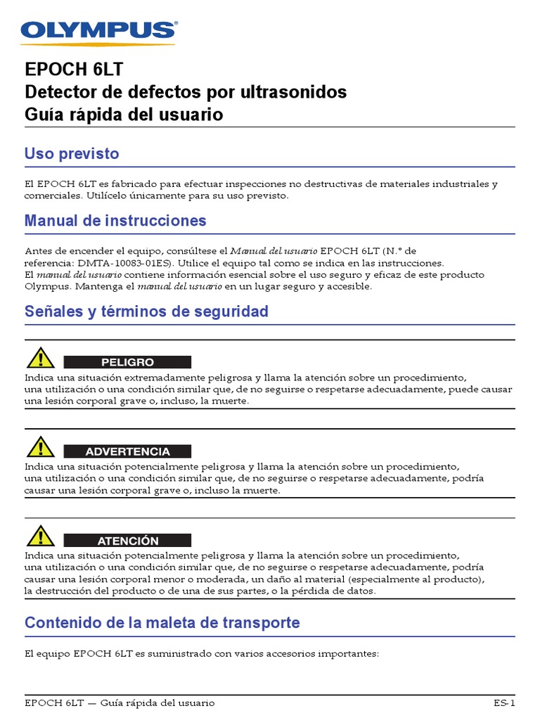 DMTA 10082 01ES - Rev - 3 EPOCH - 6LT Getting - Started | PDF | Ingenieria Eléctrica | USB