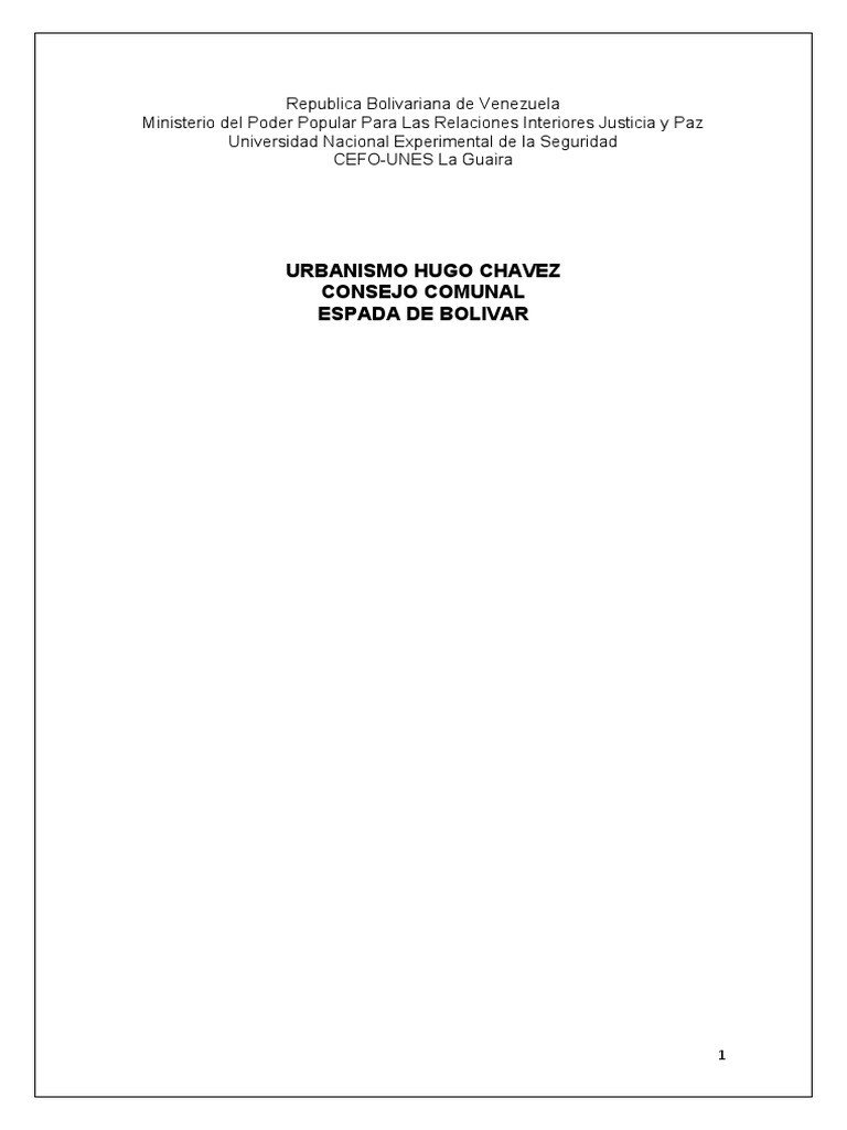 Proyecto Socio Integrador (Johandry) . | PDF | Hugo Chavez | Venezuela