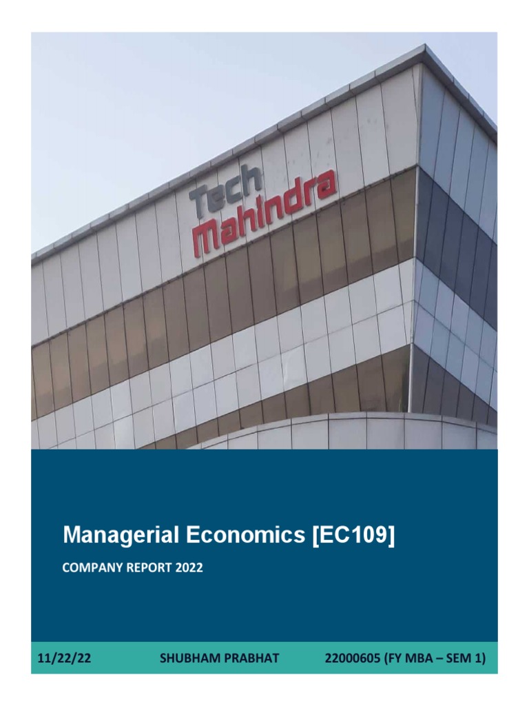 An Analysis of Tech Mahindra: History, Business Operations, Financial ...