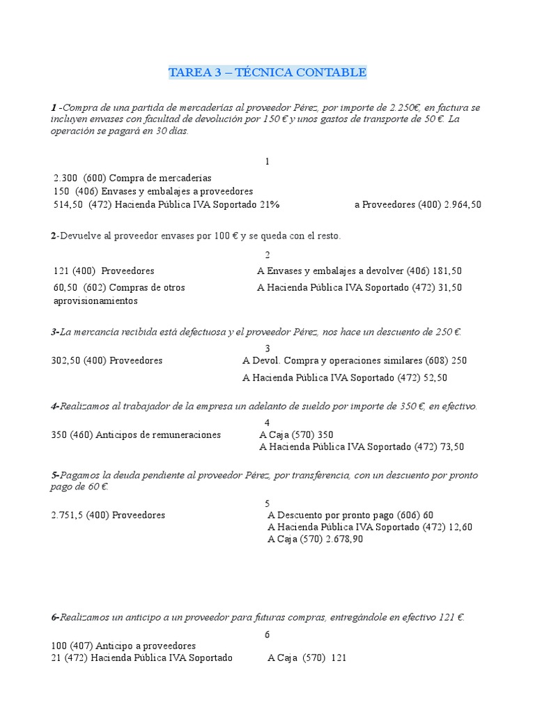 TCO03 Tarea | PDF | Negocios | Finanzas y dinero