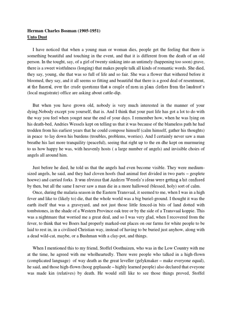 Reflections on Death and Equality | PDF