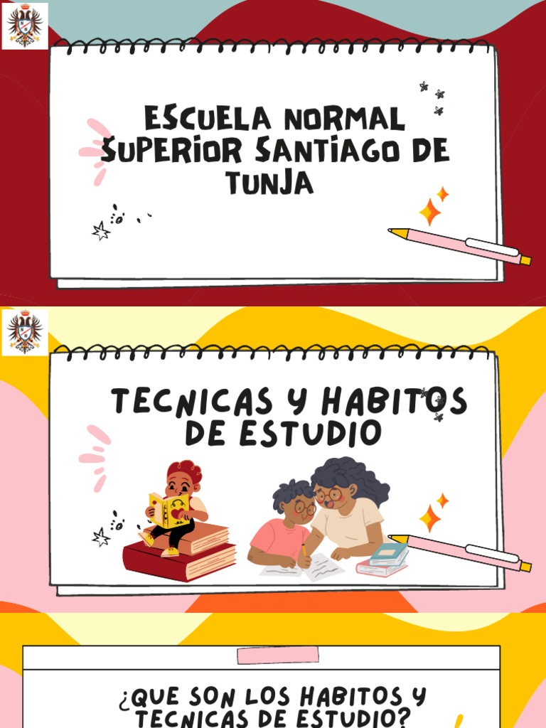 Diapositivas, Tecnicas y Habitos de Estudio, Adaptacion BASICA PRIMARIA ...