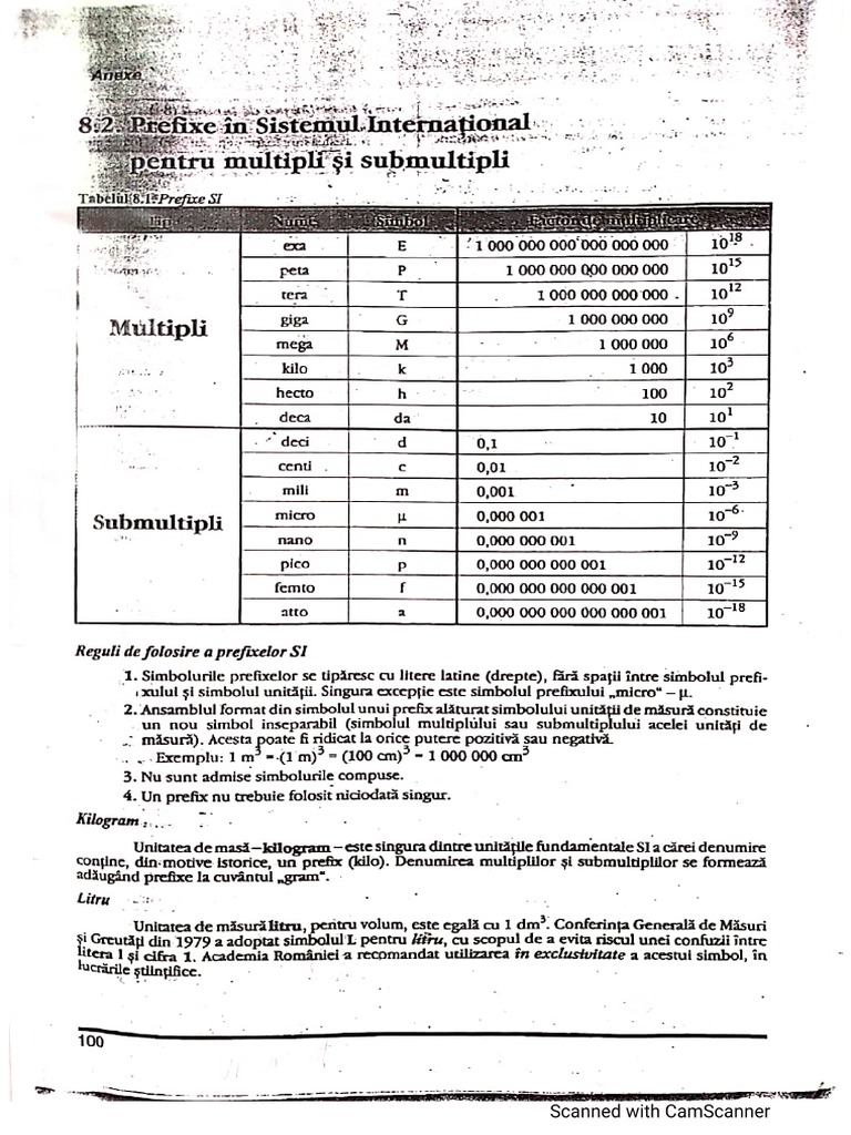 Multiplii Si Submultiplii | PDF