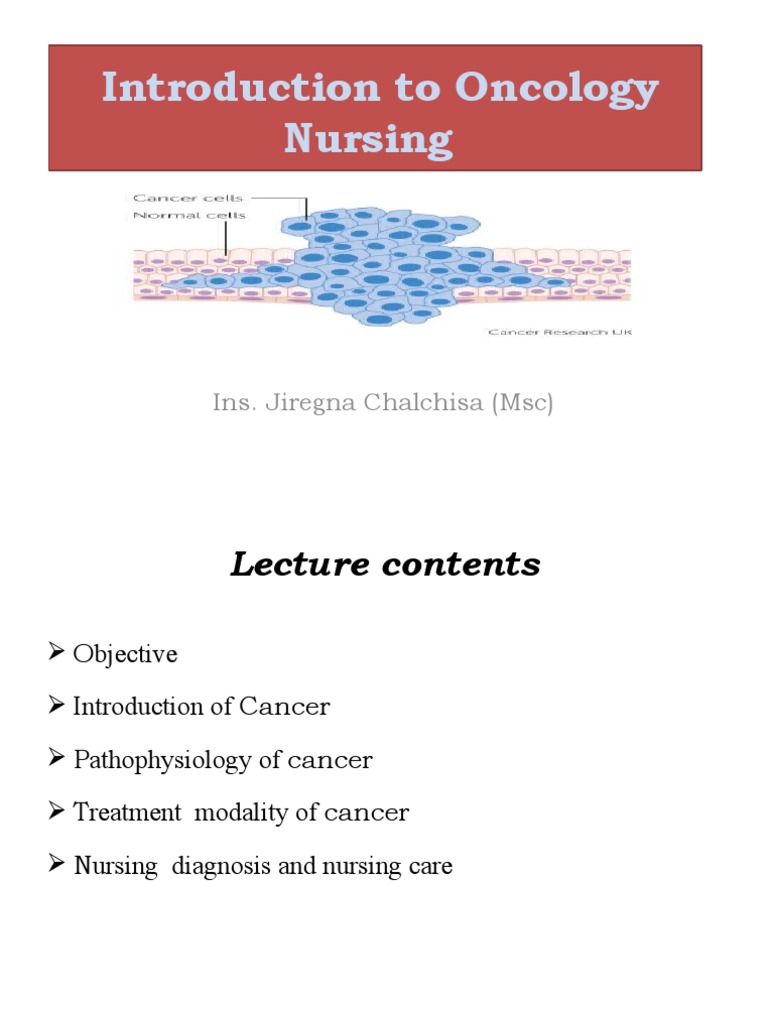 Nursing Oncology | PDF | Cancer | Chemotherapy