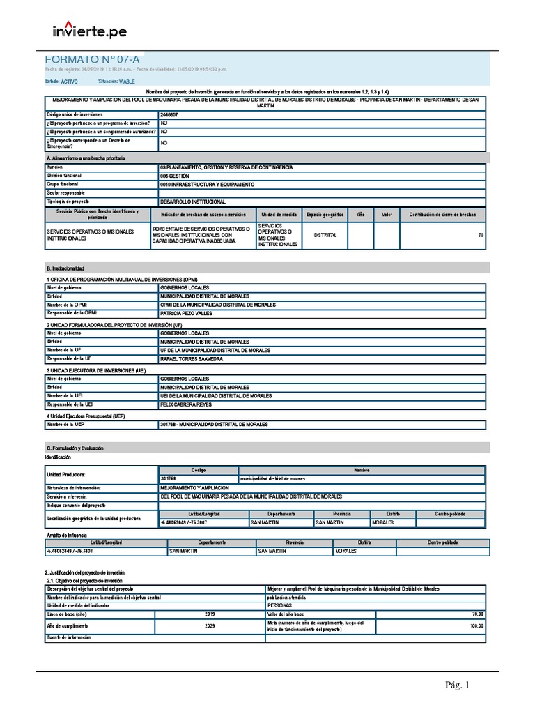 Formato 07a | PDF | Camión | Economias