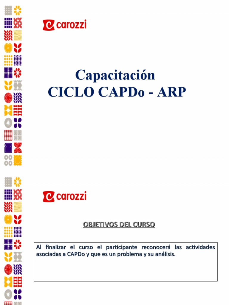 Capacitación en Ciclo CAPDo | PDF
