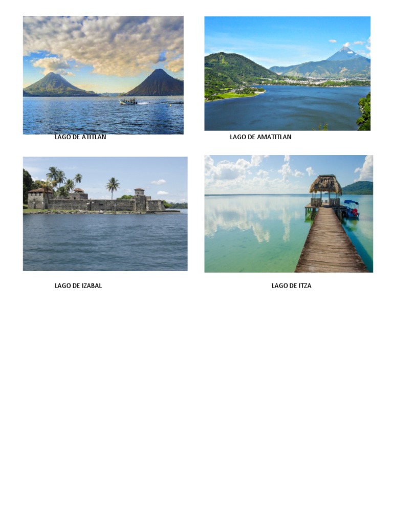 Lago de Atitlan Lago de Amatitlan | PDF