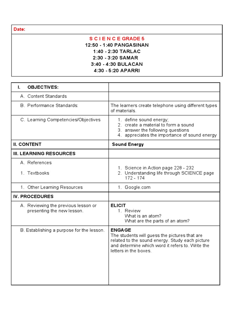 Sound Energy | PDF | Learning | Sound