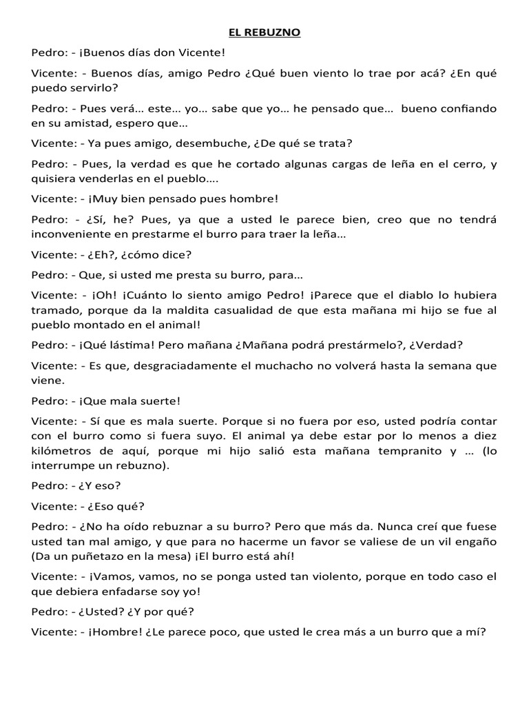 El Rebuzno | PDF