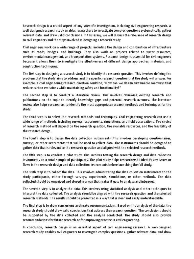 Research Design | PDF | Survey Methodology | Data