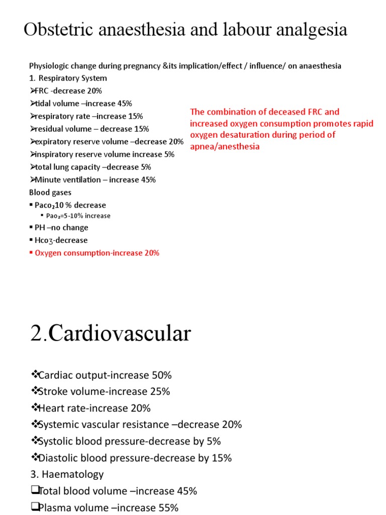 Obstetric Anaesthesia and Labour Analgesia 1 | PDF | Anesthesia ...