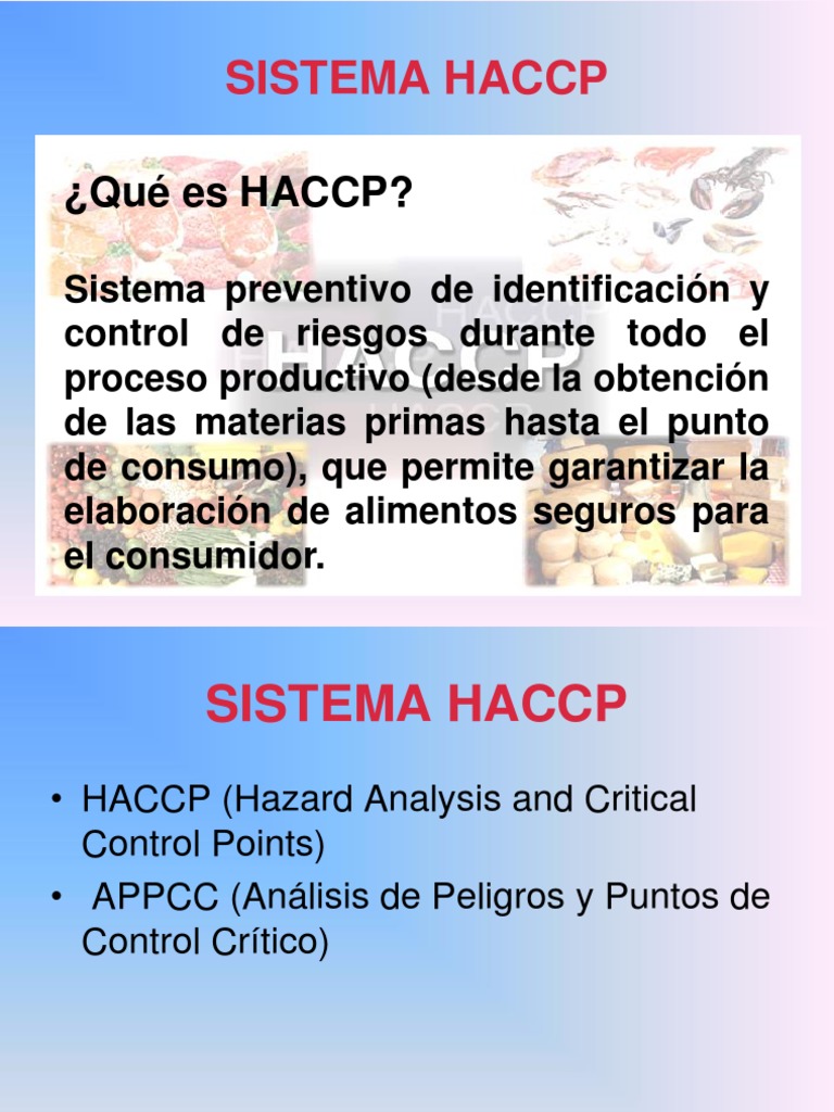 Implementación Del Sistema Haccp | PDF | Análisis de Riesgo y Puntos Críticos de Control