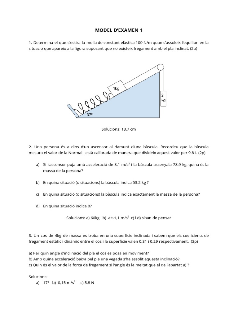 Model D'examen 1 | PDF