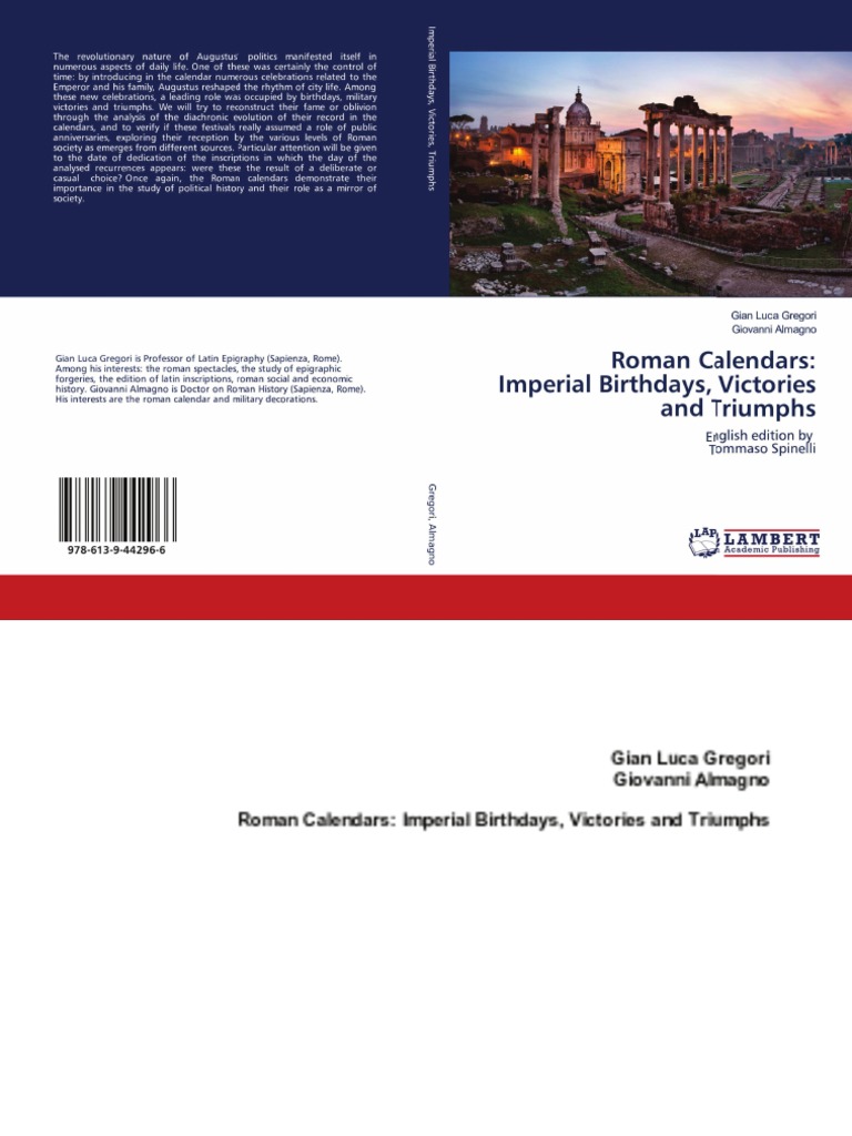 Roman Calendars | Download Free PDF | Augustus | Classical Antiquity