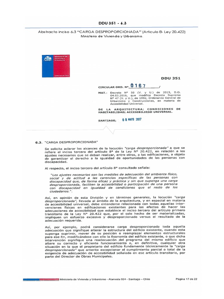 3 DDU Carga Desproporcionada | PDF