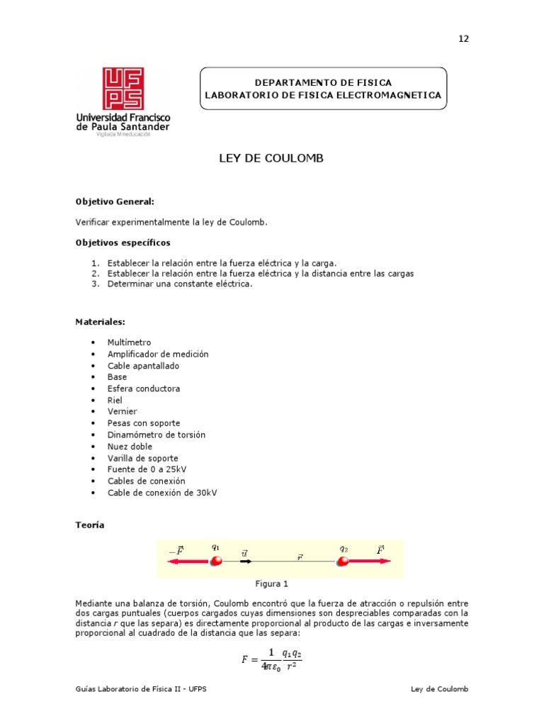 Laboratorio 2 Fisica Electromagnetica Pdf Ingenieria Eléctrica
