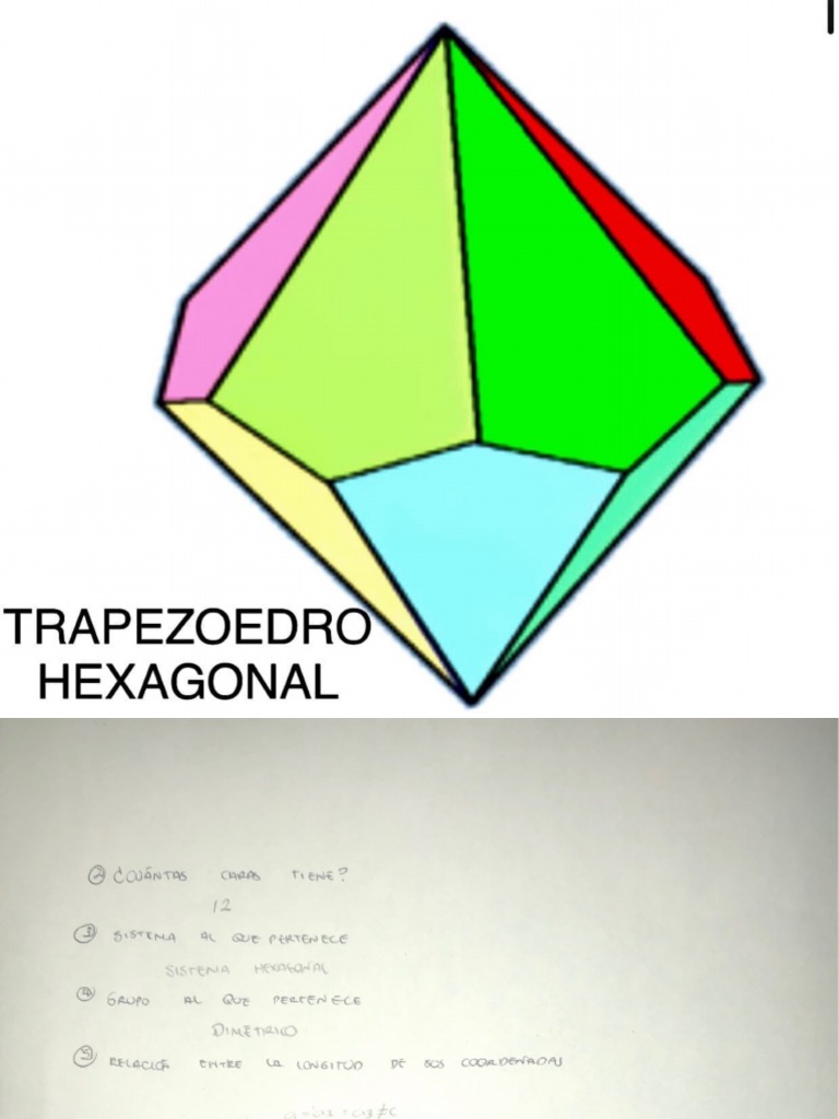 Trapezoedro: - Hexagonal | PDF