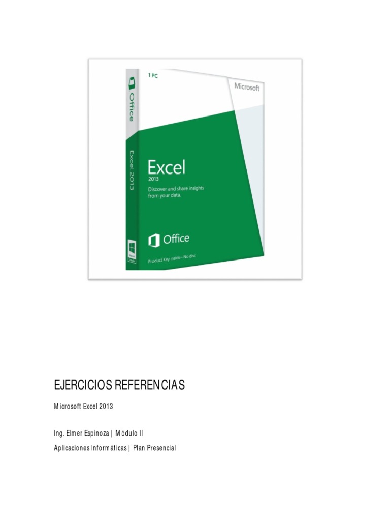 Referencias sobre el uso de fórmulas relativas, mixtas y absolutas en Excel | PDF | Microsoft ...