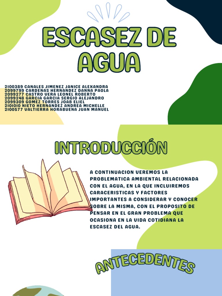 Escasez de Agua | Descargar gratis PDF | Agua | Escasez de agua