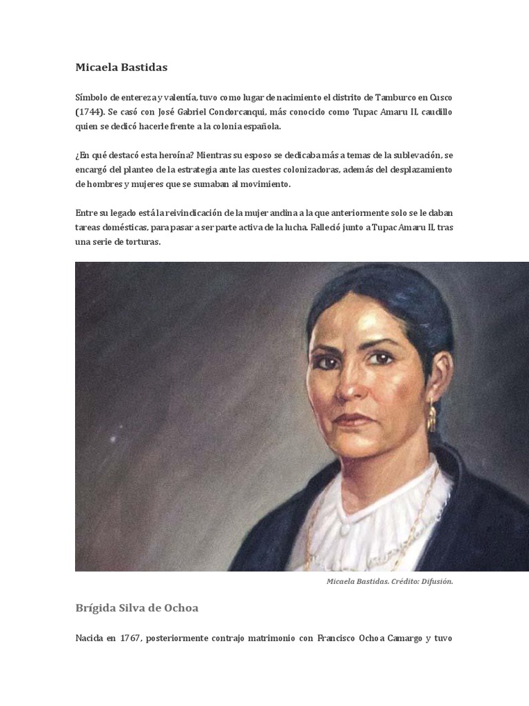Micaela Bastidas | PDF | Historia