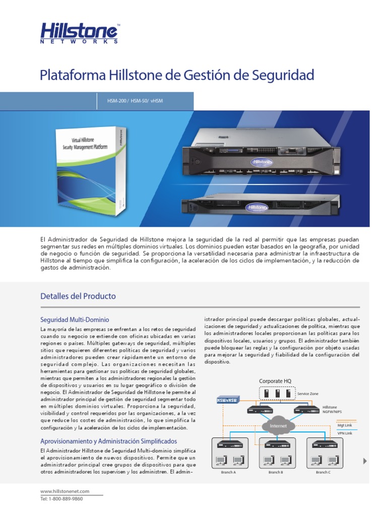 Hillstone HSM 2.5R4 SP | PDF | Dirección IP | Apoyo