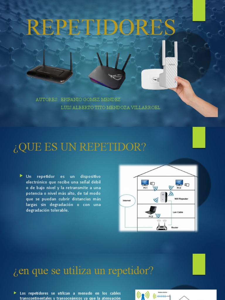 REPETIDORES | PDF | Wifi | Comunicación