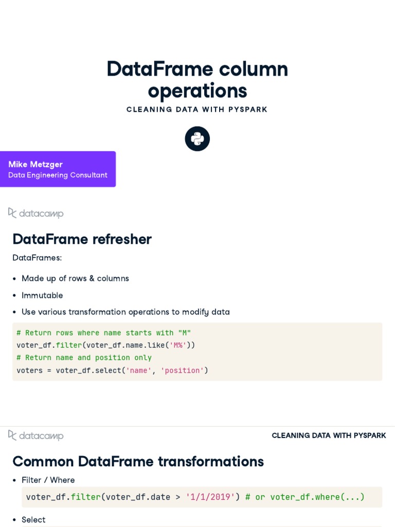 Chapter 2 | PDF | Apache Spark | Computer Data