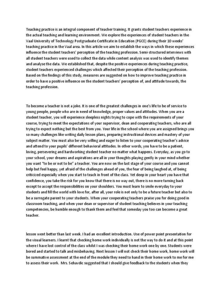Teaching Practi Wps Office Pdf Teachers Educational Technology 