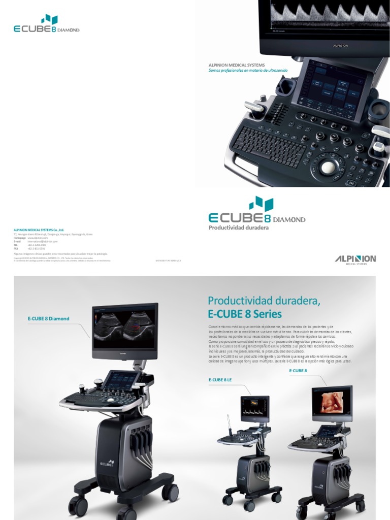 (Catalog) E-CUBE 8 DIAMOND - Catalog - ES - Low | PDF | Ultrasonido | USB