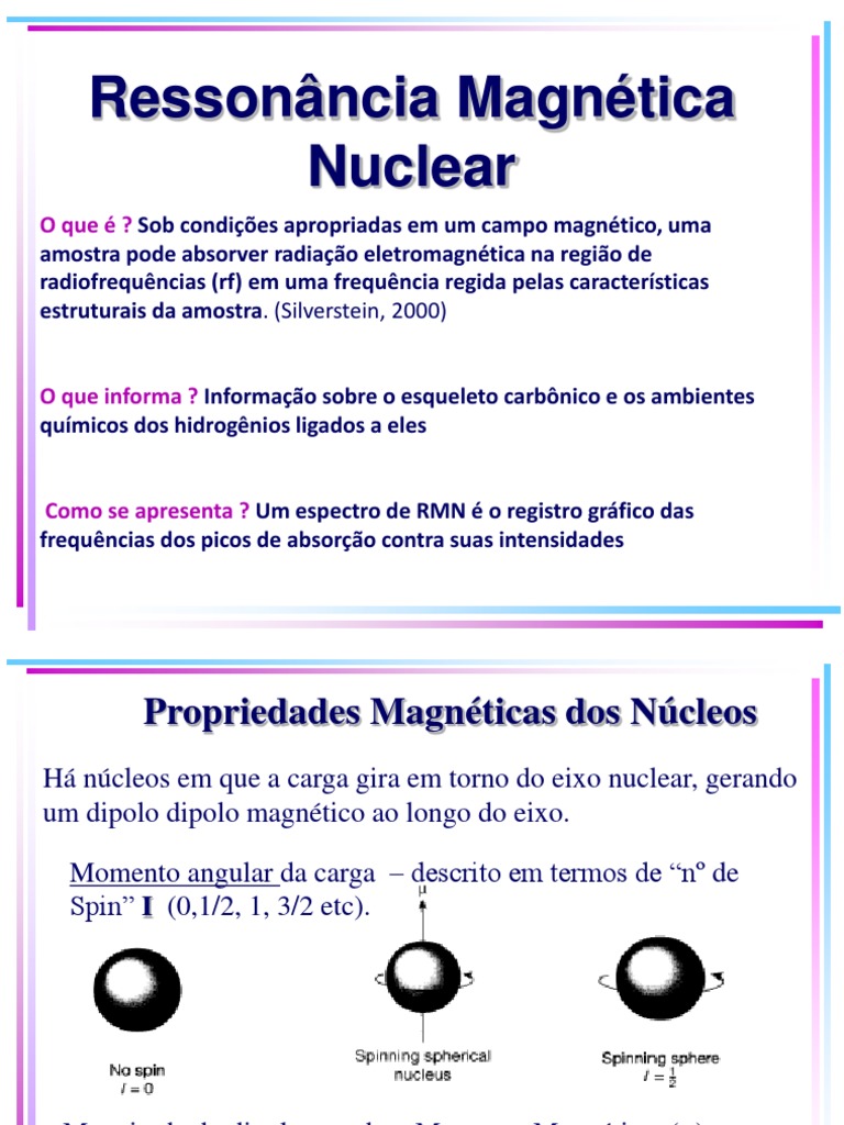 Fundamentos de RMN | PDF | Imagem de ressonância magnética ...