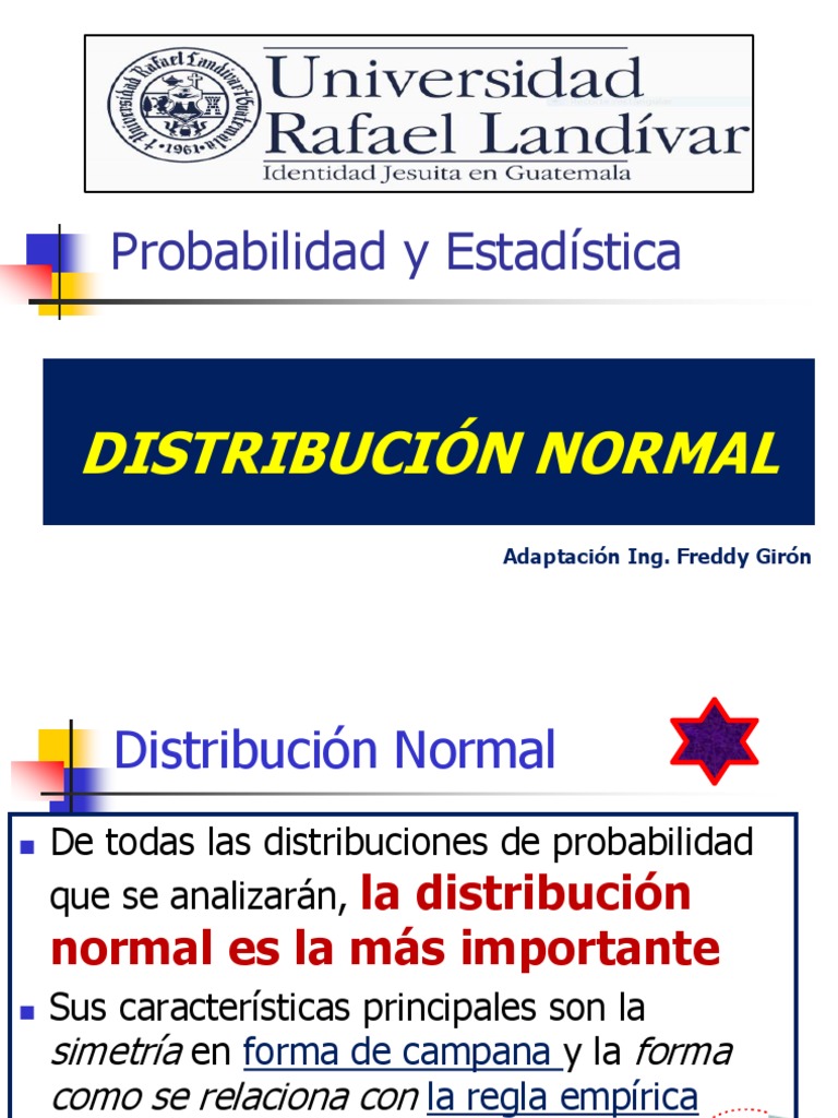 Distribución Normal (Nueva Versión 1C23) | PDF | Distribución normal ...