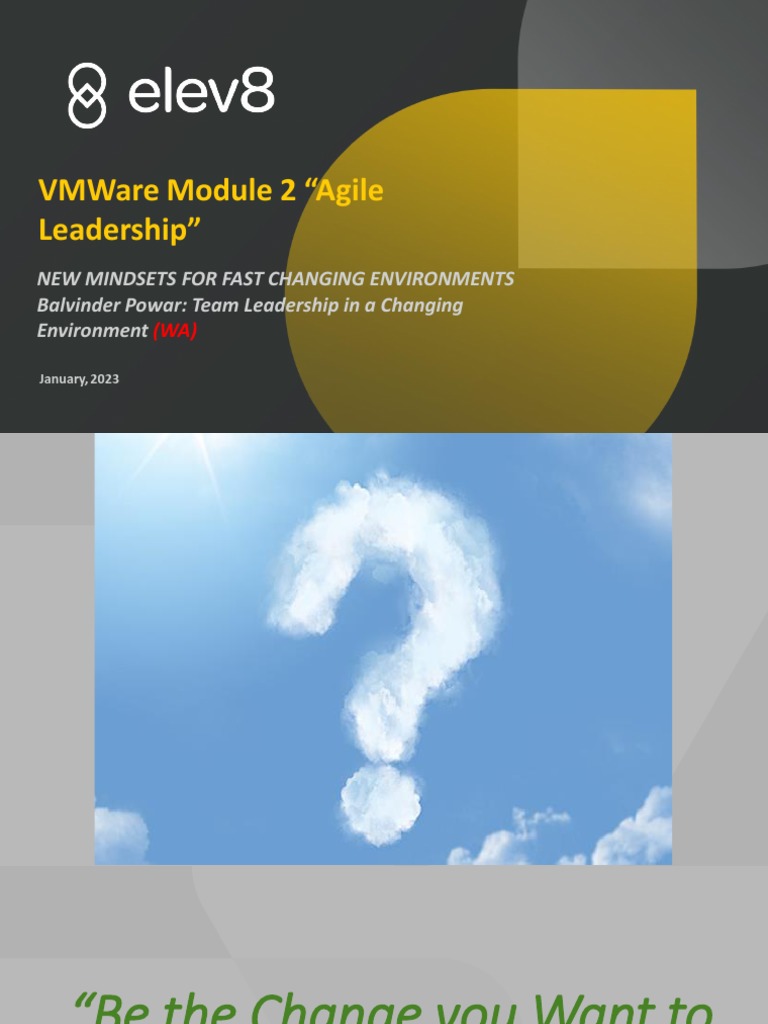 Elev8 BalvinderPowar Jan23 Session 2 | PDF | Leadership | Motivational