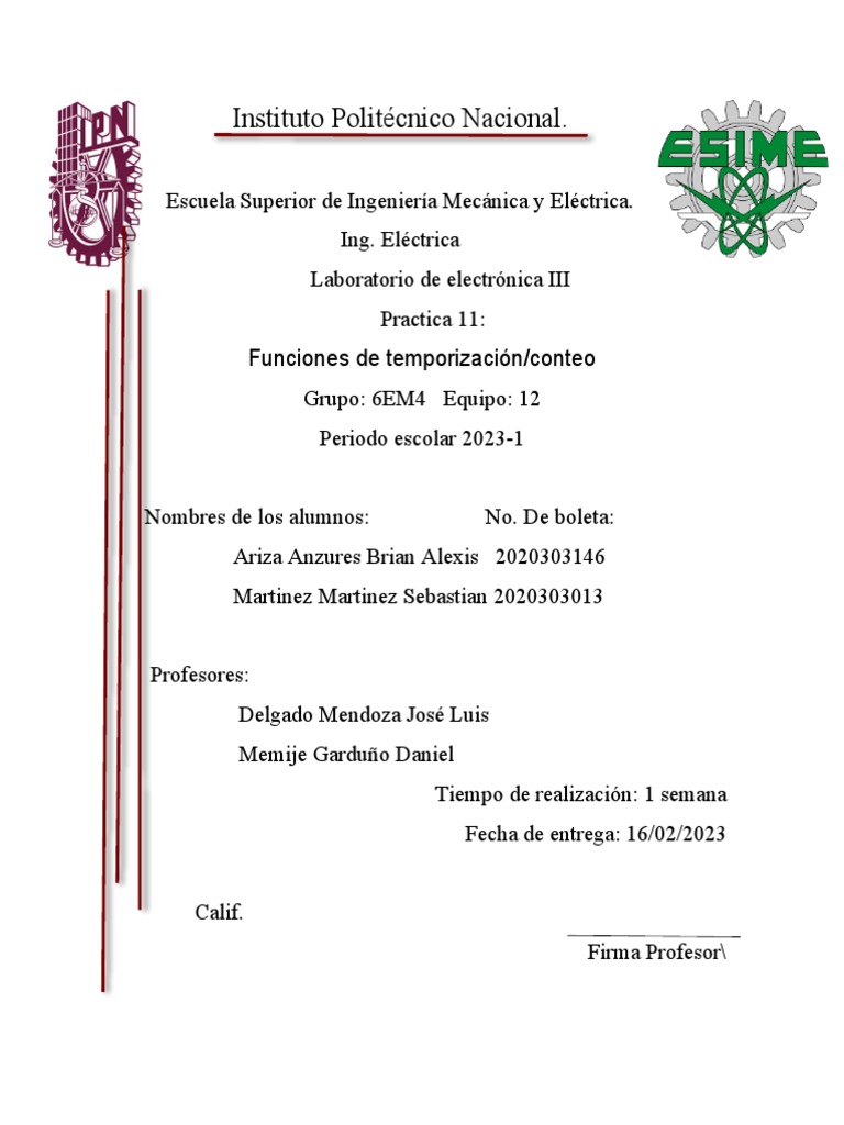 Practica 11 | PDF | Arduino | Microcontrolador