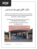 Modèle WORD Rapport de PFE | PDF | Informatique et technologies de l ...