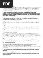 Opening Remarks Tagalog | PDF