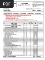 First Aid Kit Inspection Check List | PDF