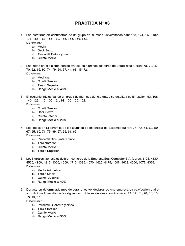 Práctica #03 | PDF