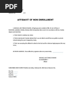 AFFIDAVIT OF NO INCOME Sample | PDF