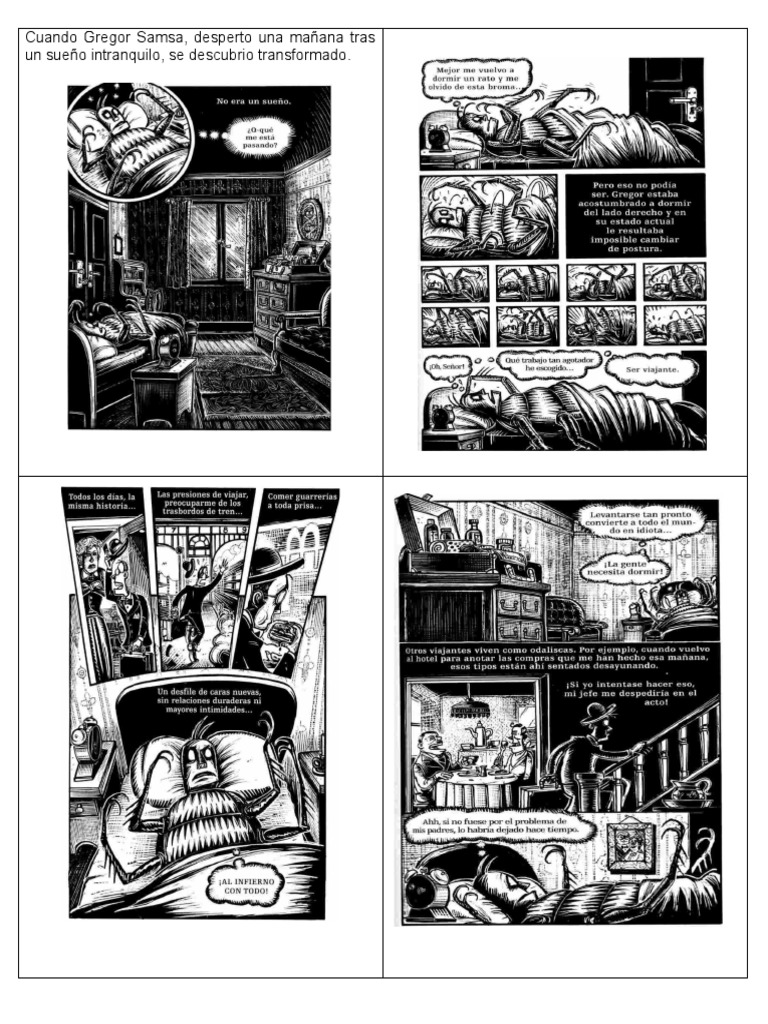 Historieta Metamorfosis | PDF