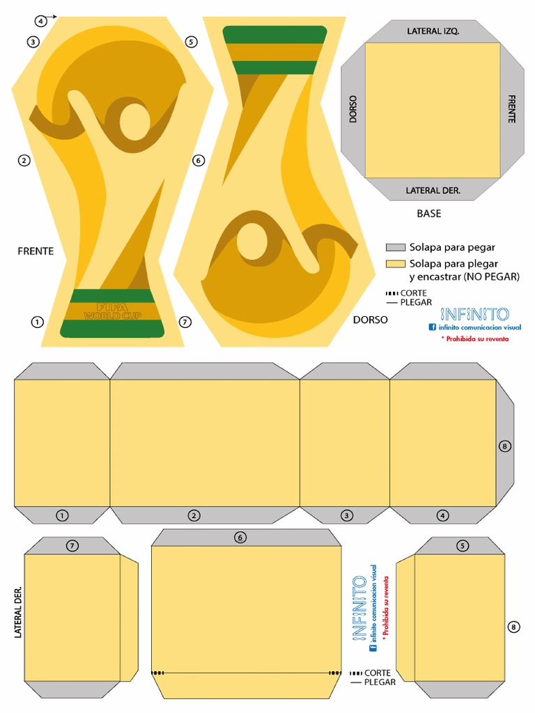 Copa Del Mundo Imprimible Dos Opciones | PDF