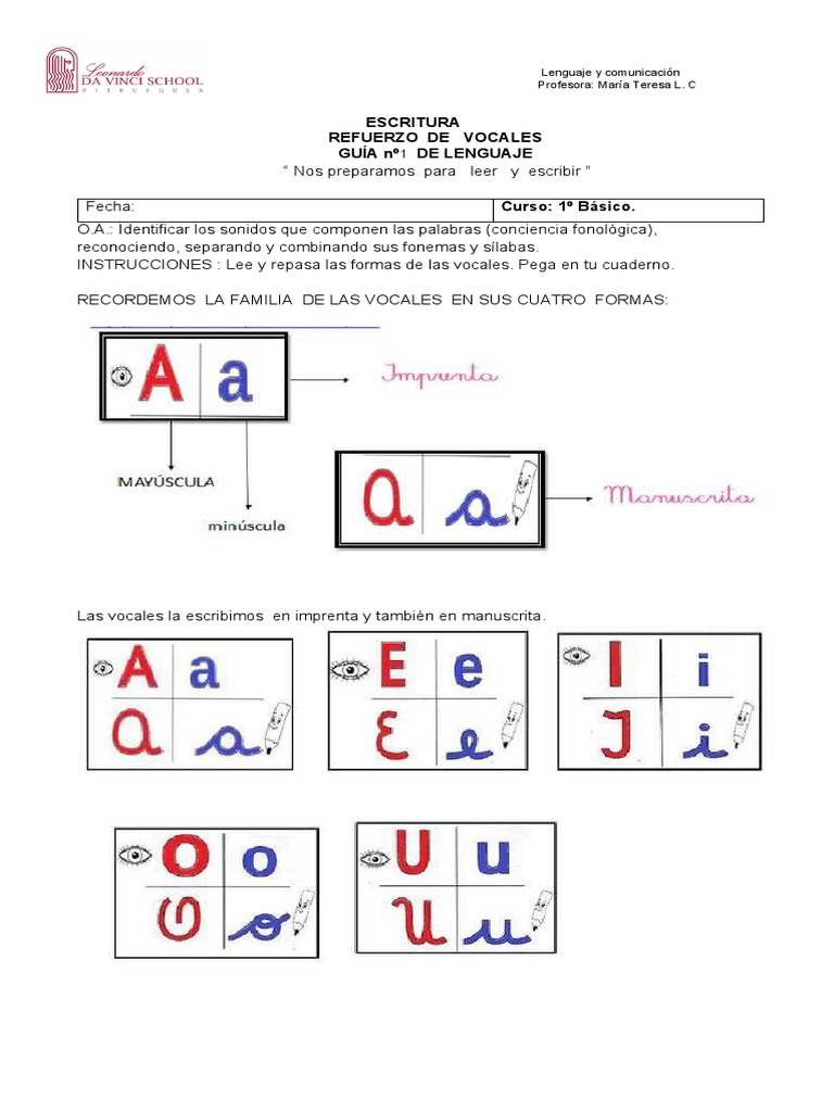 Actividades de Apoyo Primero Básico 2021 | PDF | Sílaba | Fonología