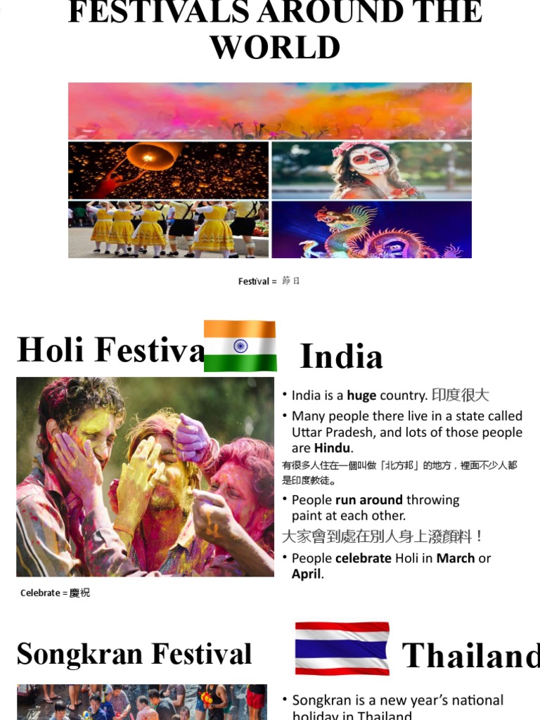 Global Festival Celebrations Explained | PDF