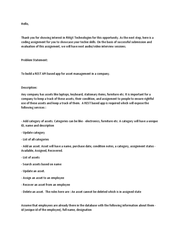 RMGX Assignment | PDF | Computers