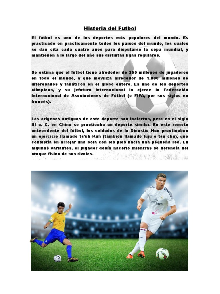 Historia Del Futbol | PDF