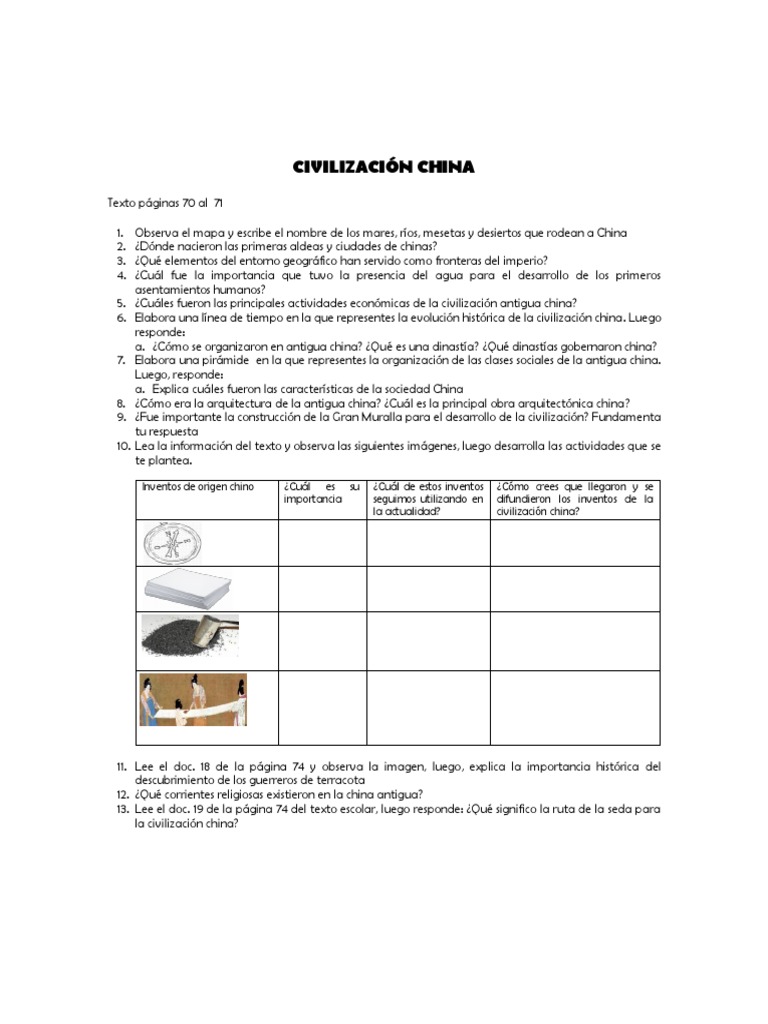 Civilización China | PDF