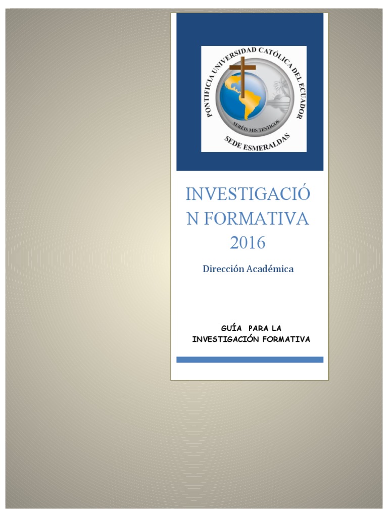 GUIA Invest - FORMATIVA | PDF | Caso de estudio | Aprendizaje