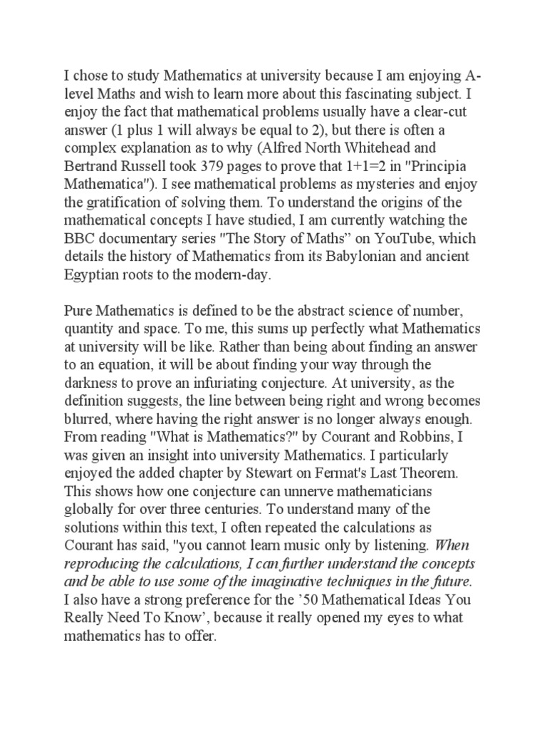 Maths PS | PDF | Mathematics | Cognition