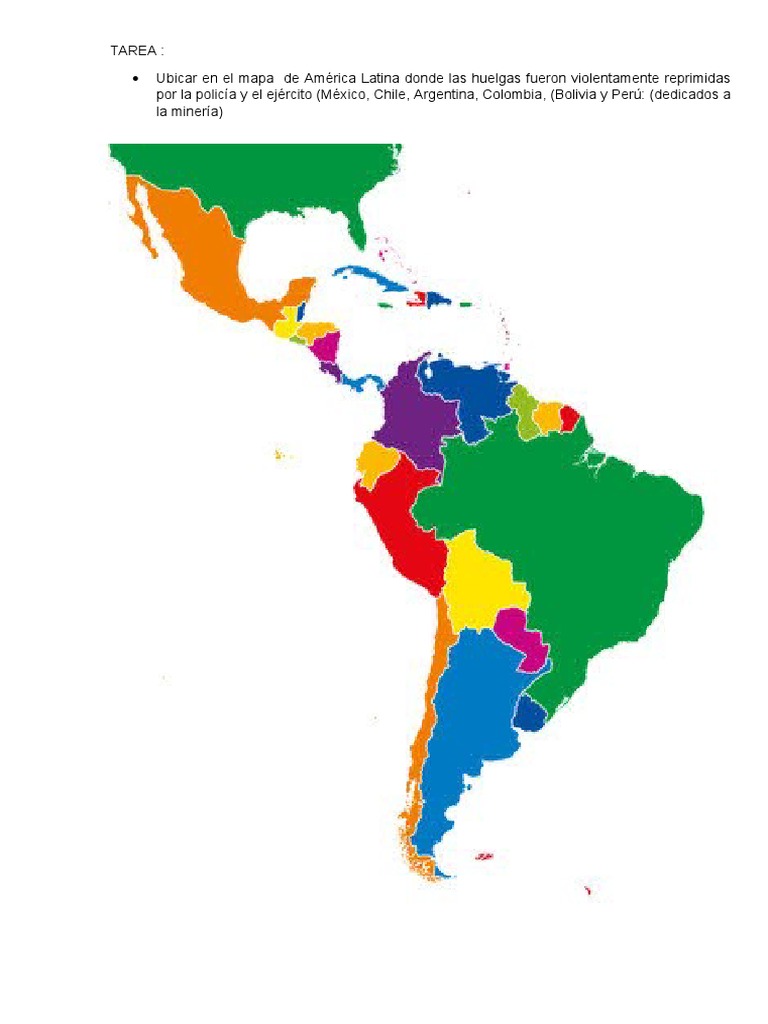 Mapa de America Latina. | PDF