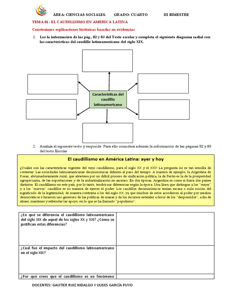 El caudillismo en América Latina: características, impacto y vigencia ...