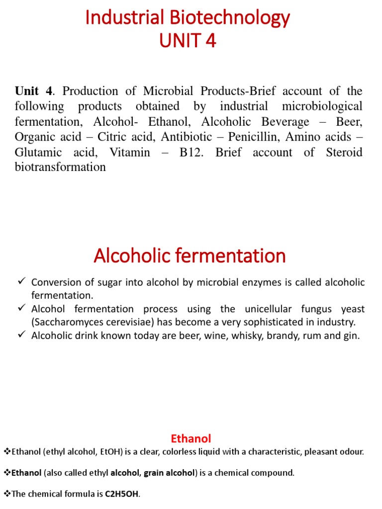 Industrial Biotechnology Download Free Pdf Malt Beer